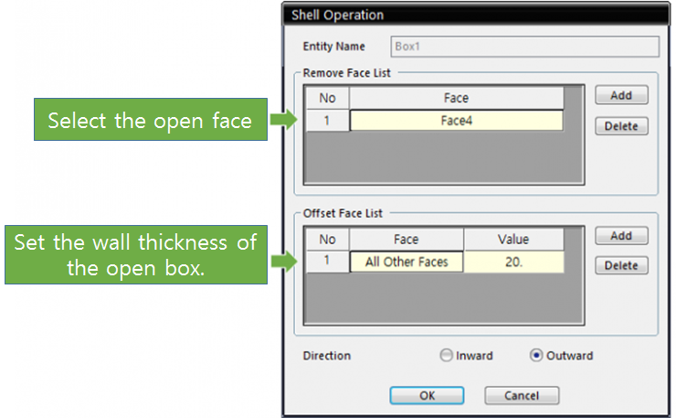 FunctionBay Technical Support Site | How can I create an open box or wall?